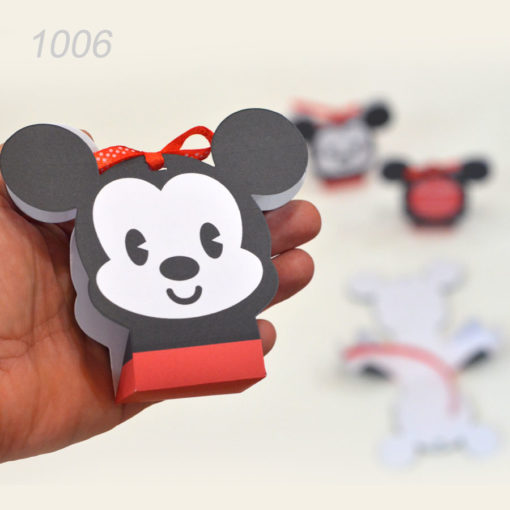 Bomboniere Cutiute Forma Mickey, Cutiute Marturii Botez Forma Mickey