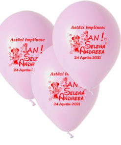 Baloane inima personalizate cu poza 50 inimi