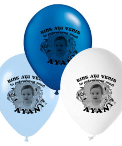 Baloane inima personalizate cu poza 50 inimi