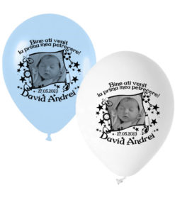 Baloane inima personalizate cu poza 50 inimi