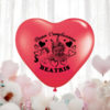 Baloane inima personalizate cu poza 50 inimi